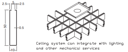 Type Cell Ceiling - Bitec Enterprise